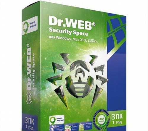 Антивирус Dr.Web Security Space (3 пк на #91481