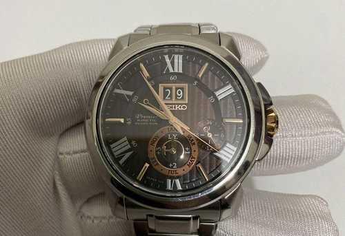 Часы Seiko Premier Kinetic Perpetual 42.9mm