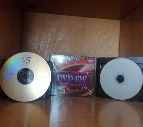Набор чистых CD-R, CD-RW, DVD-RW