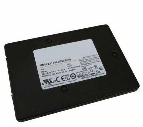 Внутренний жесткий диск Samsung PM983 243390