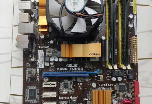 Материнская плата asus+ xeon+4 ddr3
