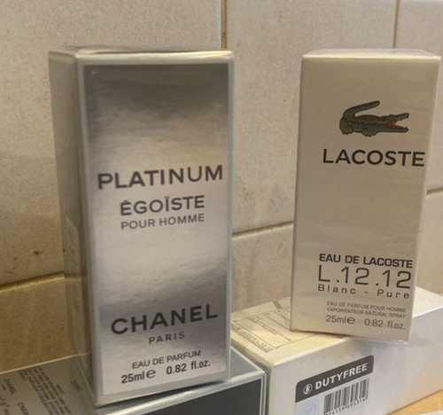 Platinum Egoiste chanel и lacoste L12.12