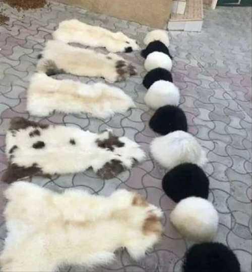 Папахи, шкуры из овчины