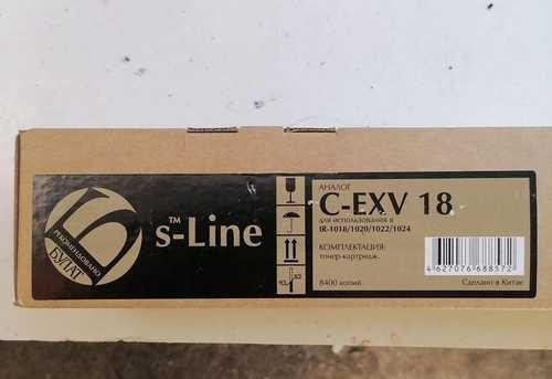Булат s-line тонер-картридж C-EXV 18