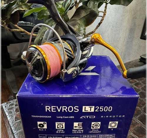 Катушка daiwa 19revros lt2500