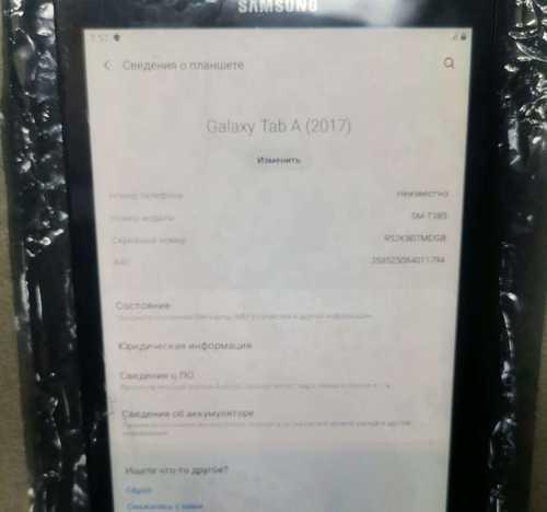 Планшет samsung galaxy tab А SM-T385