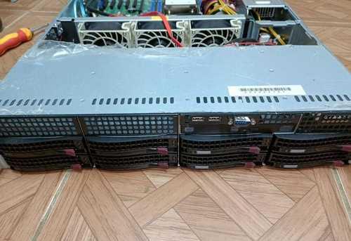 Сервер на базе Supermicro X10SRI-F 8lrdimm DDR4