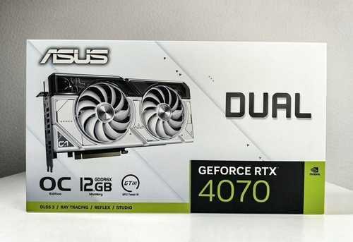Asus GeForce RTX 4070 dual OC новая