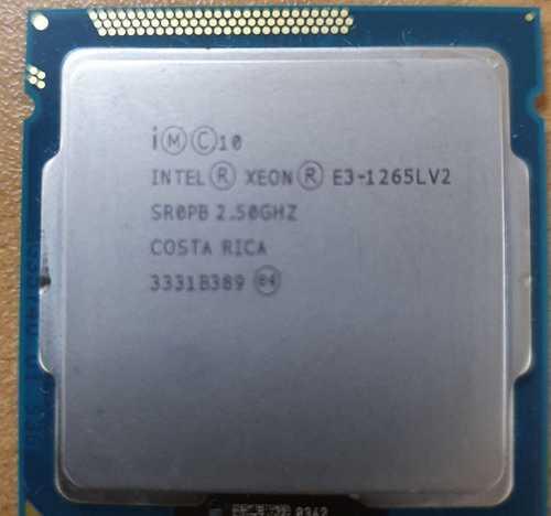 Процессор xeon E3 1265L V2