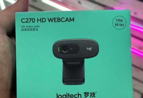Веб-камера Logitech HD Webcam C270, черный