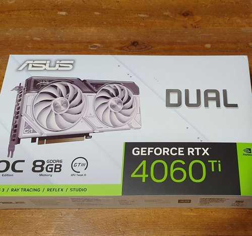 Видеокарта Asus RTX 4060 Ti Dual OC