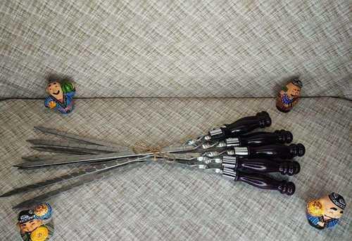Шампуры с деревянной ручкой 40 и 50 см