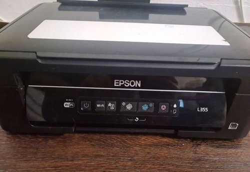 Мфу принтер epson струйный L355