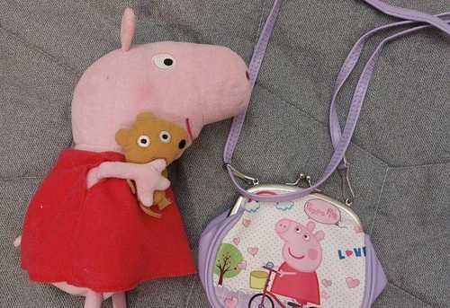 Свинка пеппа и сумочка