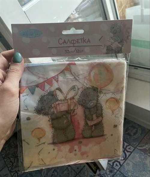 Салфетки Мишки Тедди