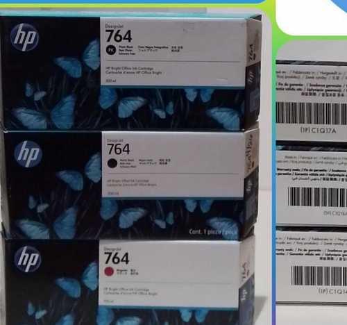 Картриджи HP C1Q14A-C1Q17A №764 DJ T3500 300ml