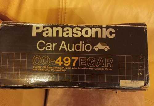Ретро Автомагнитола Panasonic Car Audio CQ-497egar