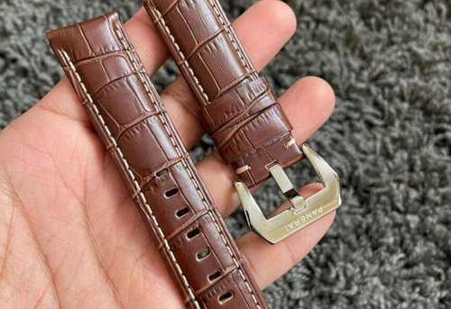 Кожаный ремешок на часы Panerai 26mm Brown