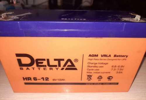 Аккумулятор Delta HR 612