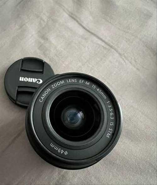 Объектив canon zoom lens ef-m 15-45mm