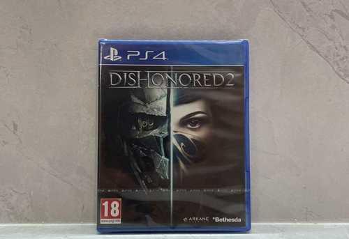 Диск Dishonored 2 игра для PS4