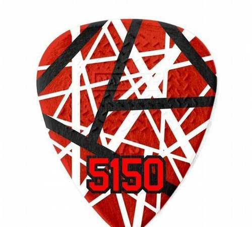 Evhp08 EVH 5150 Медиаторы 6шт, Dunlop
