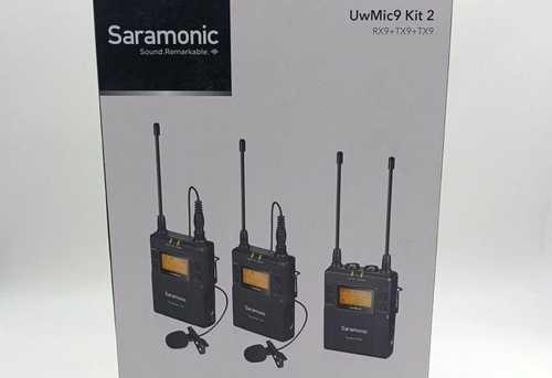 Микрофон Saramonic UwMic kit 2 TX9+TX9+RX9 Петличн