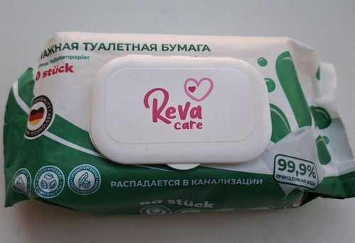 Влажная туалетная бумага Reva care