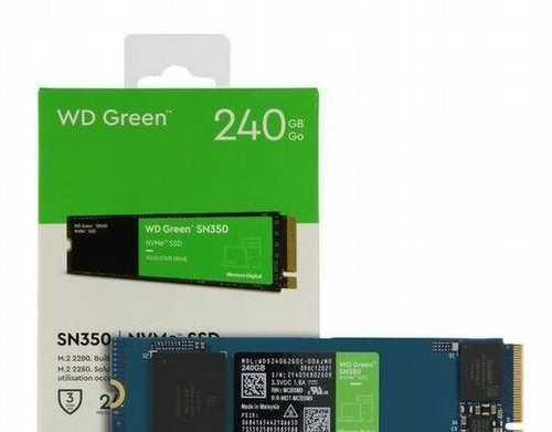 WD Green SN350 NVMe SSD M.2 pcie-3.0 240GB
