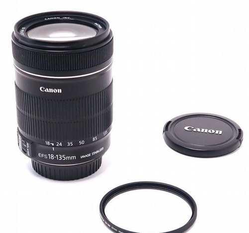 Объектив Canon EF-S 18-135 f3.5-5.6 IS +фильтр