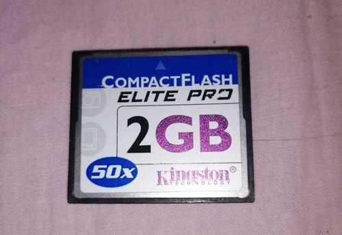 Карта памяти compact flash 2gb