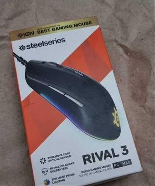 Игровая мышь SteelSeries Rival 3 новая оригинал