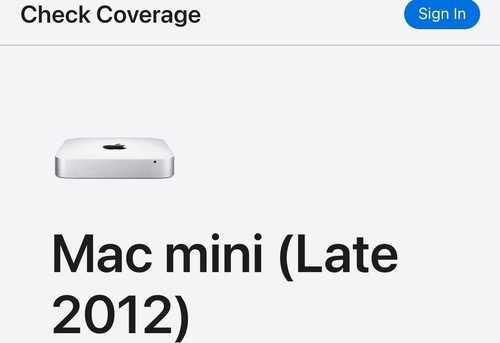 Apple Mac mini (Late 2012)