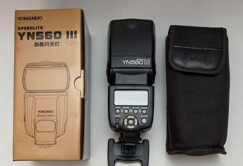 Вспышка YN560 III (2) и YN560-TX Canon