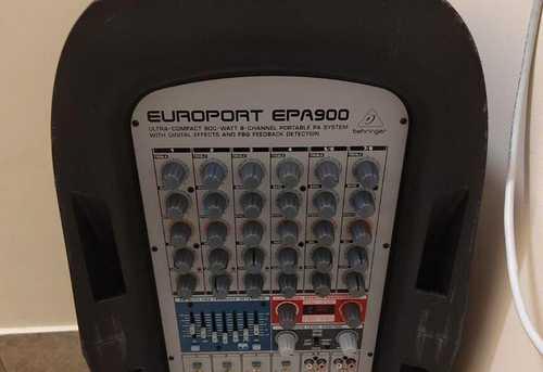 Колонки с усилителем behringer europort 900