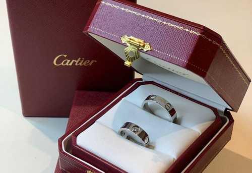Обручальные кольца золотые cartier