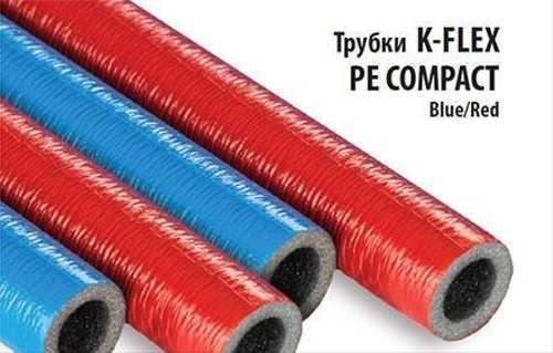 Трубная изоляция K-flex PE Compact 18/6 blue/red