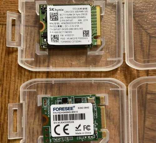 SSD 2230 64Gb и 256Gb