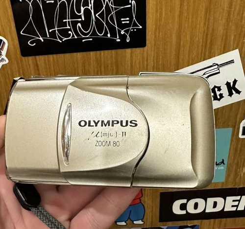 Плёночный фотоаппарат olympus mju Zoom 80