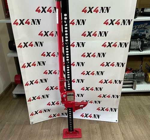 Домкрат реечный high jack 48" 120см красный