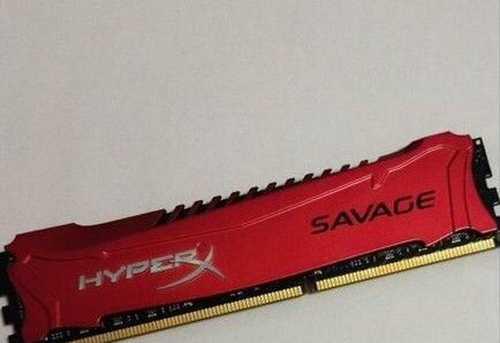 Kingston hyperx Savage DDR3 8гб 1866мгц(1х8Gb)