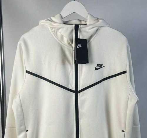 Кофта Nike Tech Fleece белая