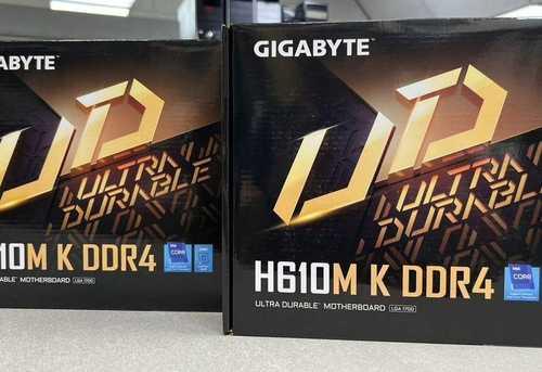 Материнская плата gigabyte H610M K DDR4 новая