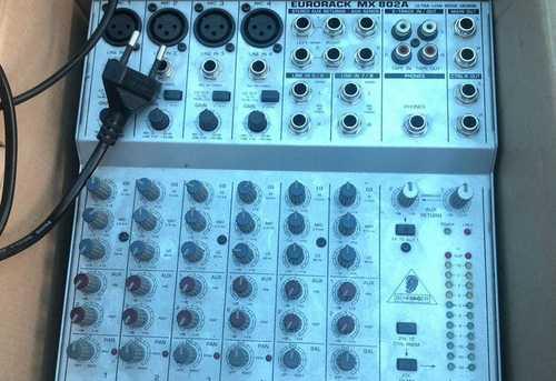Микшерный пульт Behringer Eurorack MX802A