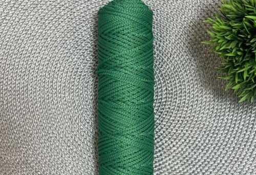 Шнур полиэфирный 3 мм без сердечника (зеленый) 50