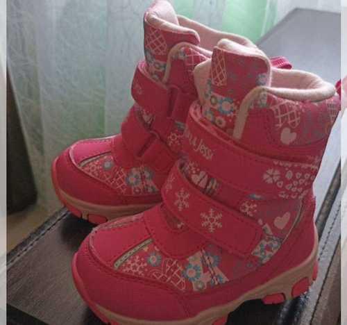 Зимние ботинки для девочки 20 размер