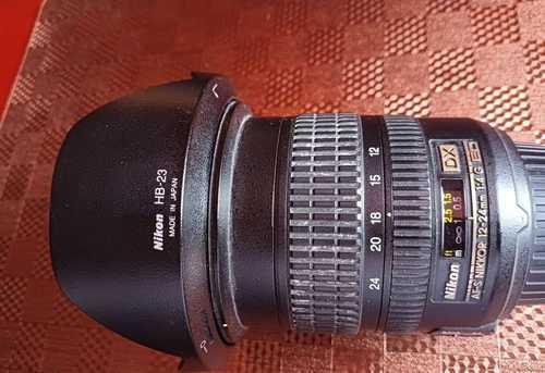 Nikon Nikkor 12-24mm f/4G ED-IF AF-S DX