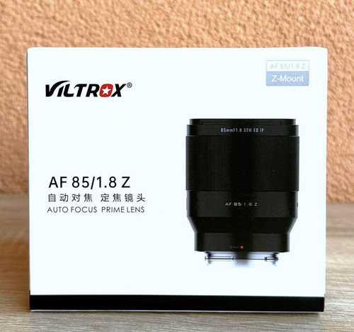 Viltrox AF 85mm f1.8 Nikon Z (новый)