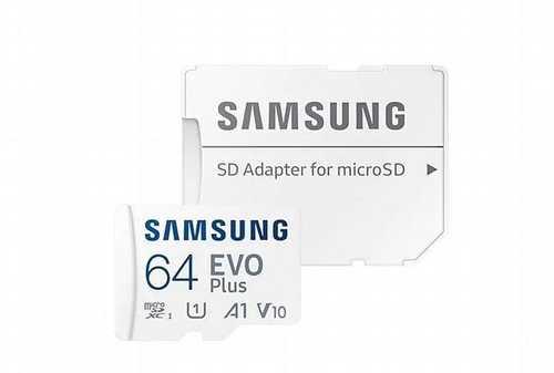 Карта памяти Samsung EVO Plus microsdxc 64GB