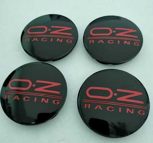 4шт OZ Racing 56мм M582 черные   красный лого